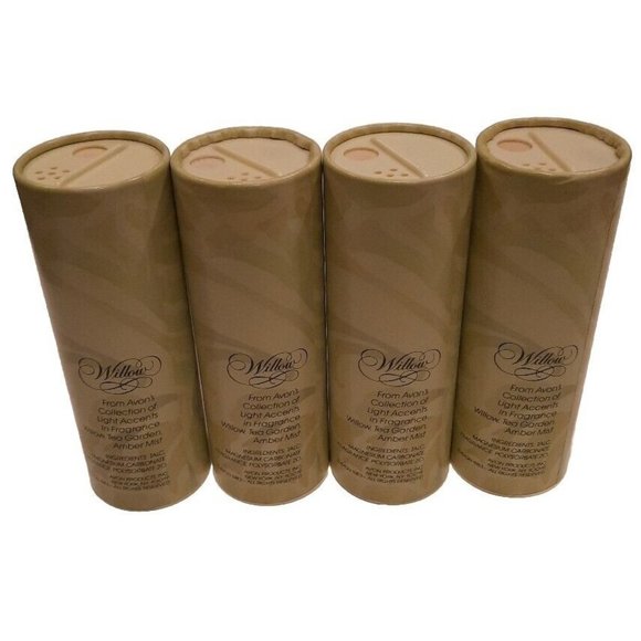 Avon | Bath & Body | 4 Vintage Avon Willow Perfumed Scented Talc Body ...